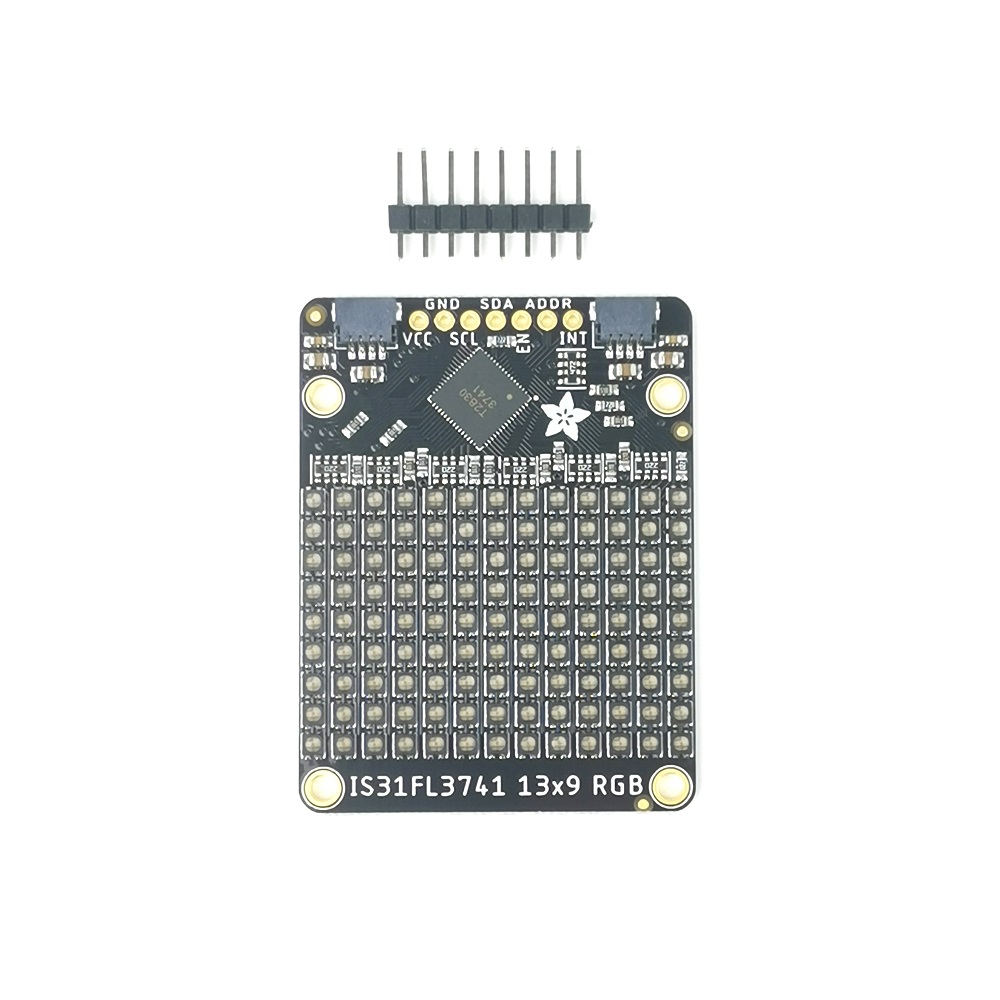 Adafruit IS31FL3741 13x9 PWM RGB LED Matrix Driver - STEMMA QT / Qwiic
